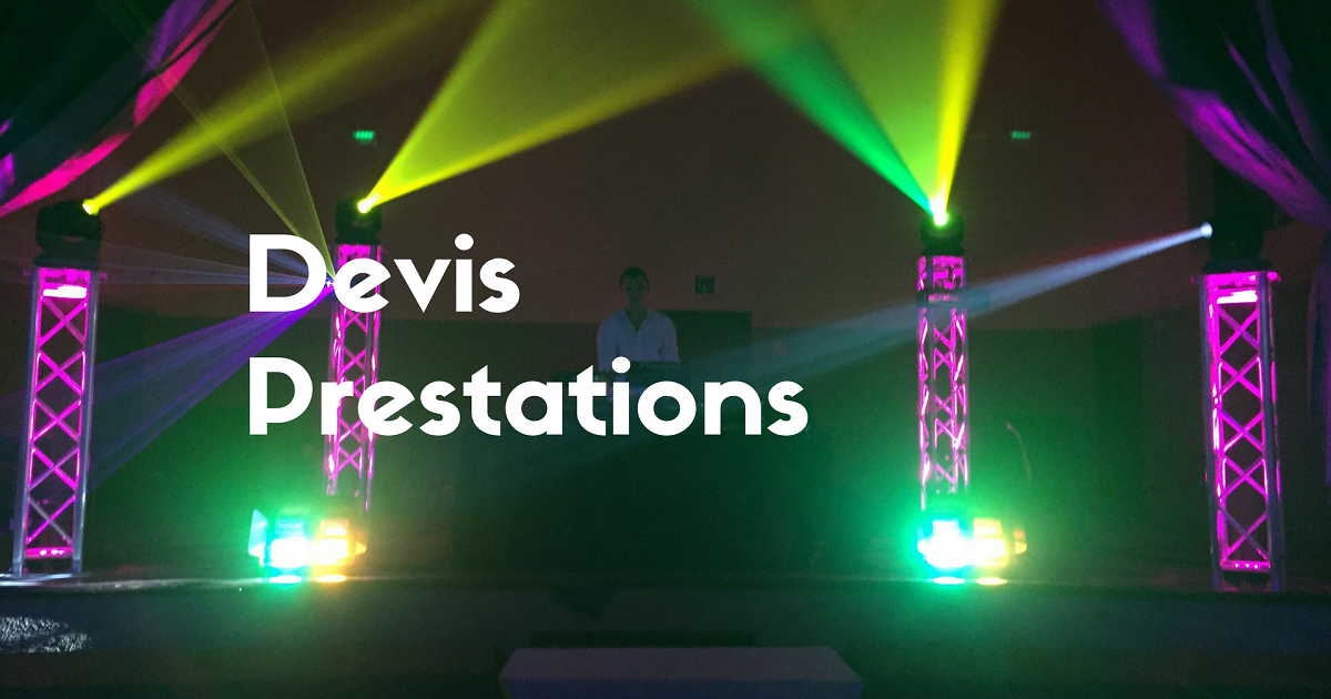 Devis Prestation — DJ Benjy Concept